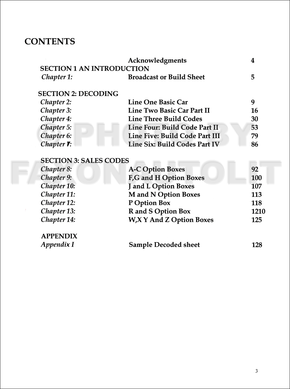 1969-1974 All MoPar Build Broadcast Sheet Decoder